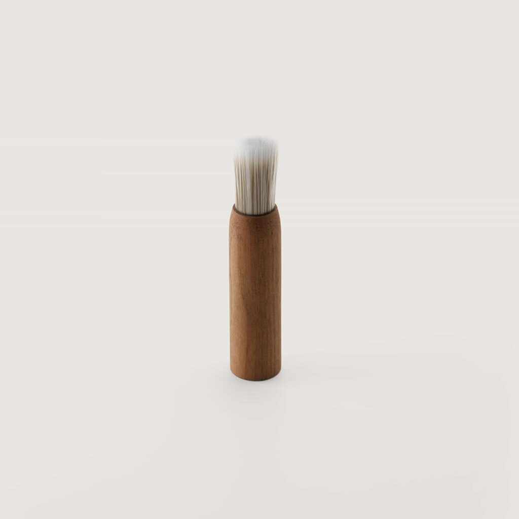 Barista Brush Walnut - Elegant design for precise coffee cleaning